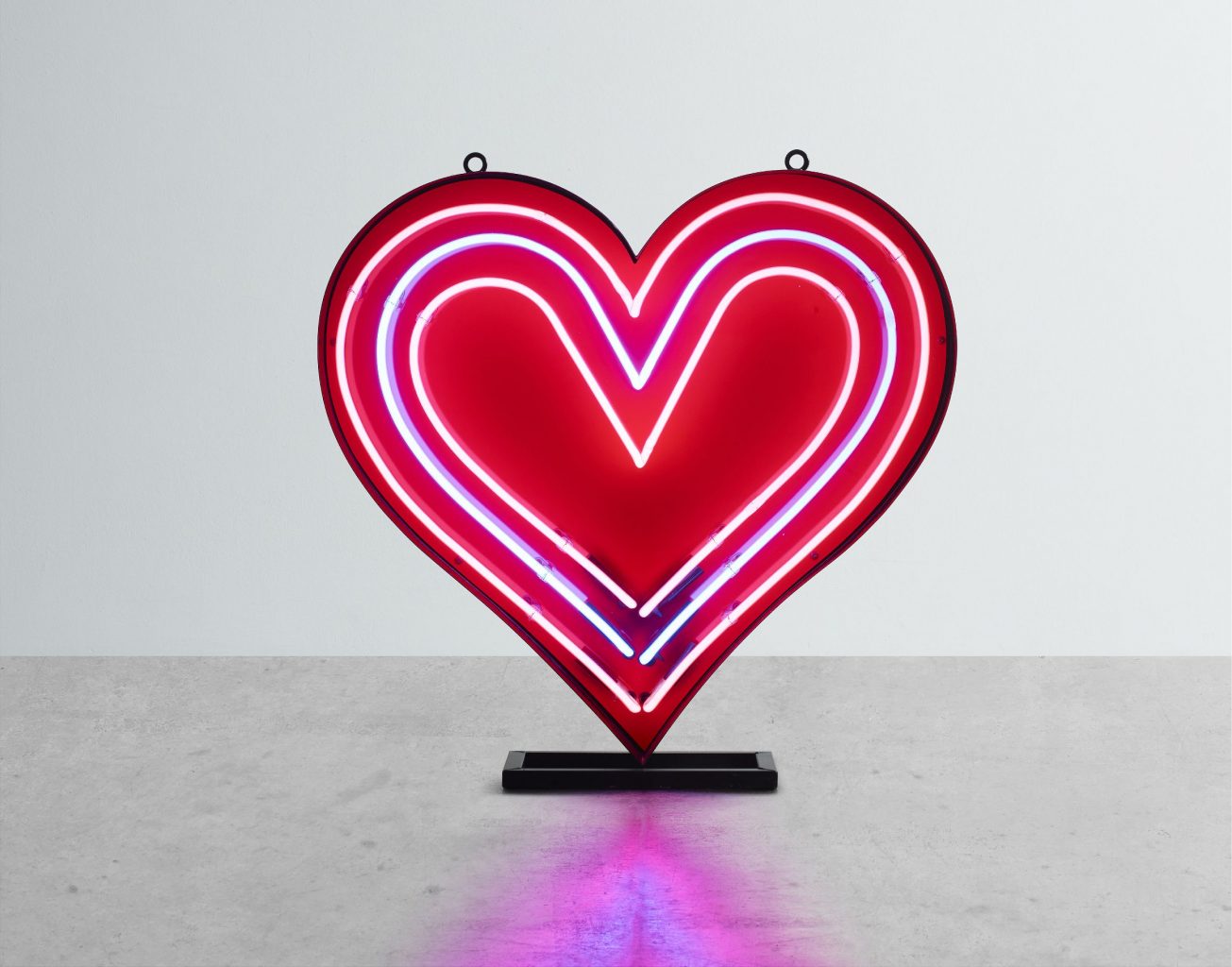 Heart 4 - 70cm x 70cm (click for details) - Kemp London - Bespoke neon ...