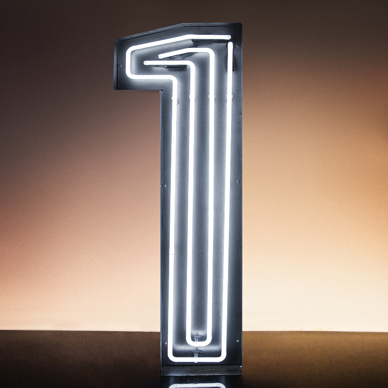 Neon 1 Hire - Hire - Kemp London - Bespoke neon signs and prop hire.