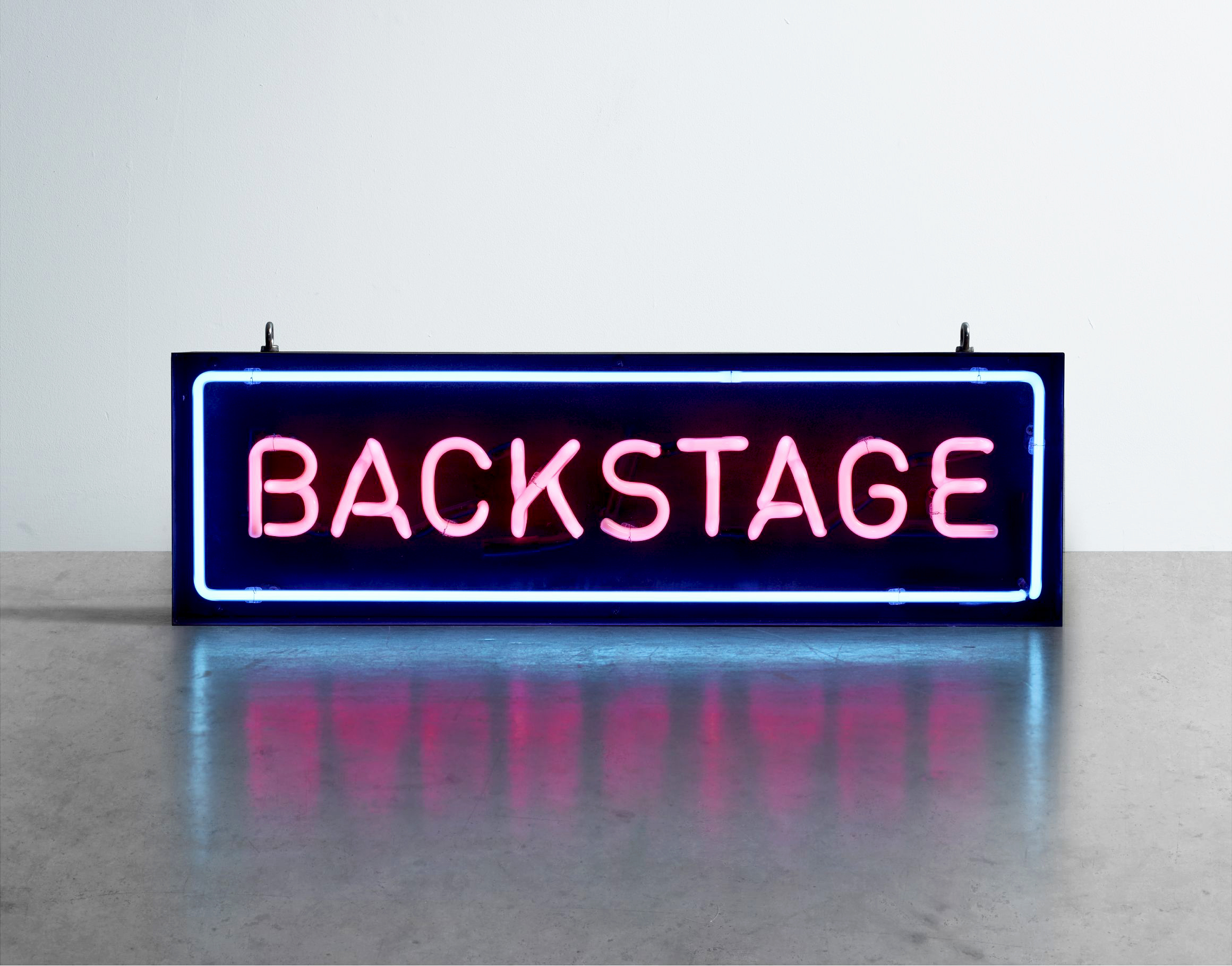 Neon Backstage Hire - Kemp London - Bespoke neon signs and prop hire.